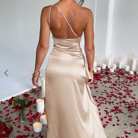 babyboo | Dresses | Champagne Maxi Dress | Poshmark
